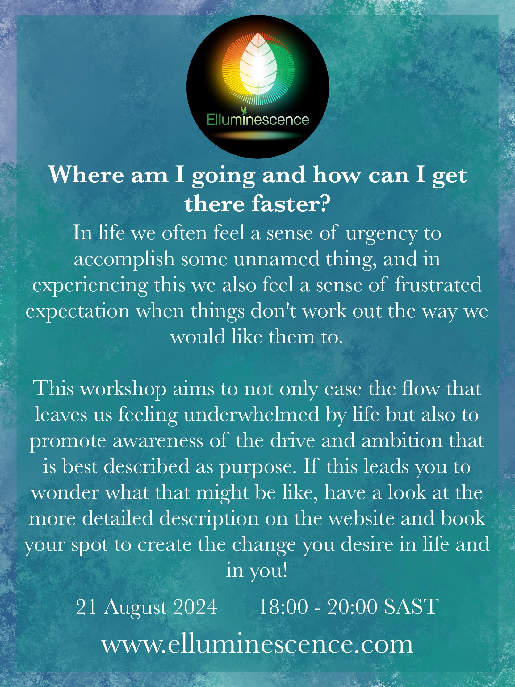 Where am I going and how can I get there faster? | Elluminescence